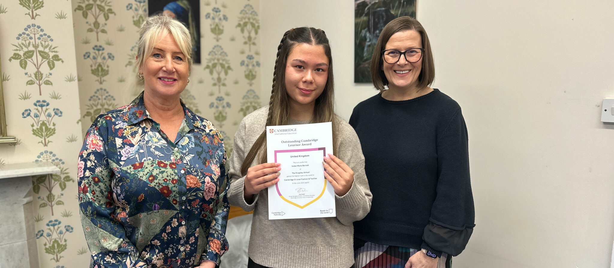 Isabel ‘Top in the World’ in Fashion and Textiles Cambridge ...